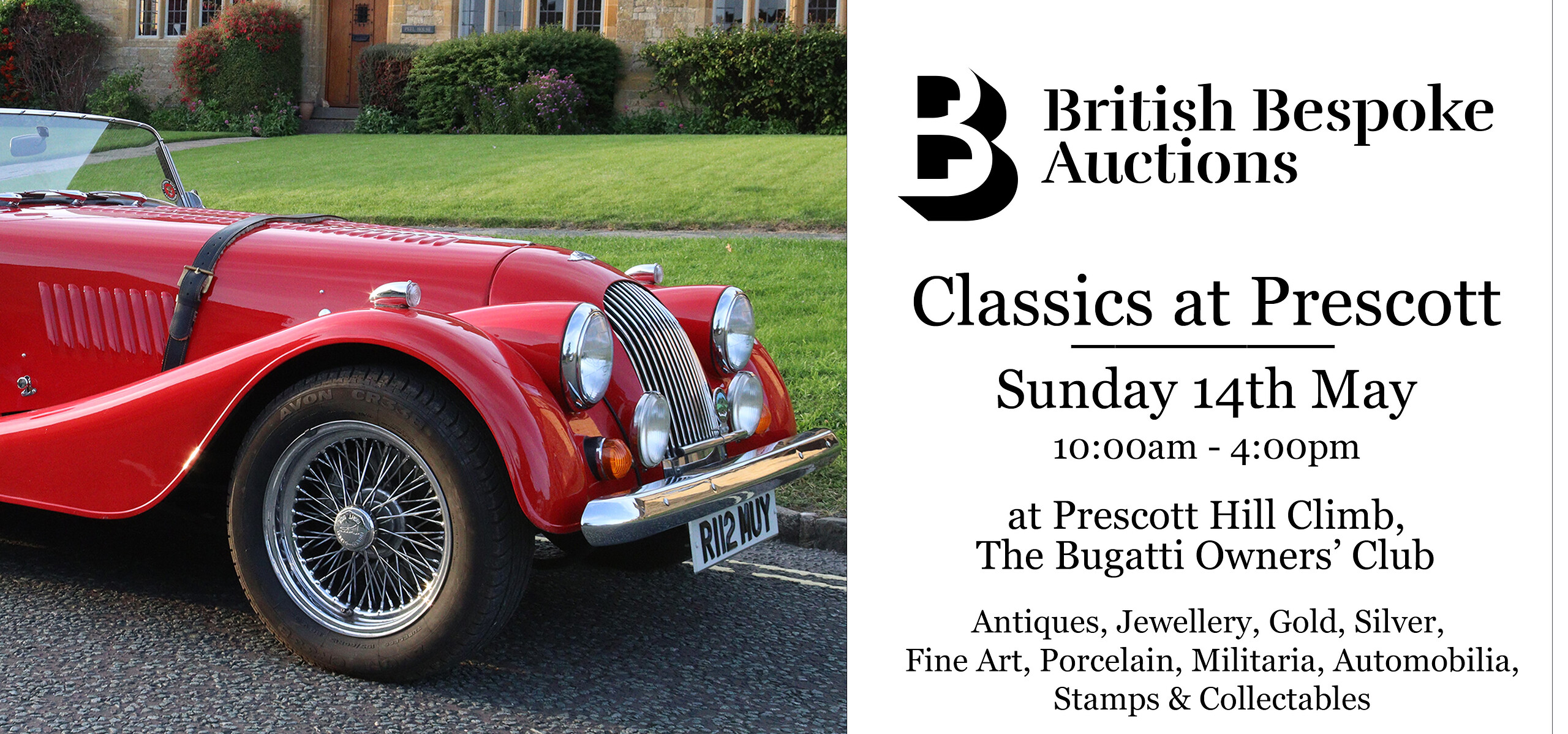 Classics at Prescott – Sunday 14th May - British Bespoke Auctions